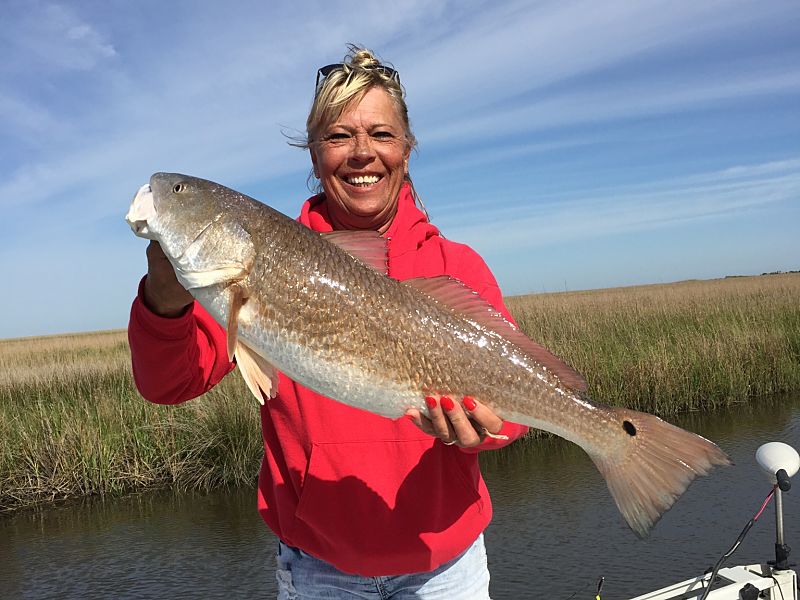 Redfish Limits With Carl And Gail-New Orleans-Fishing-Charters